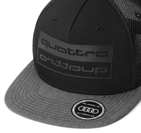 Original Audi quattro cap - Sort - UDGÅET